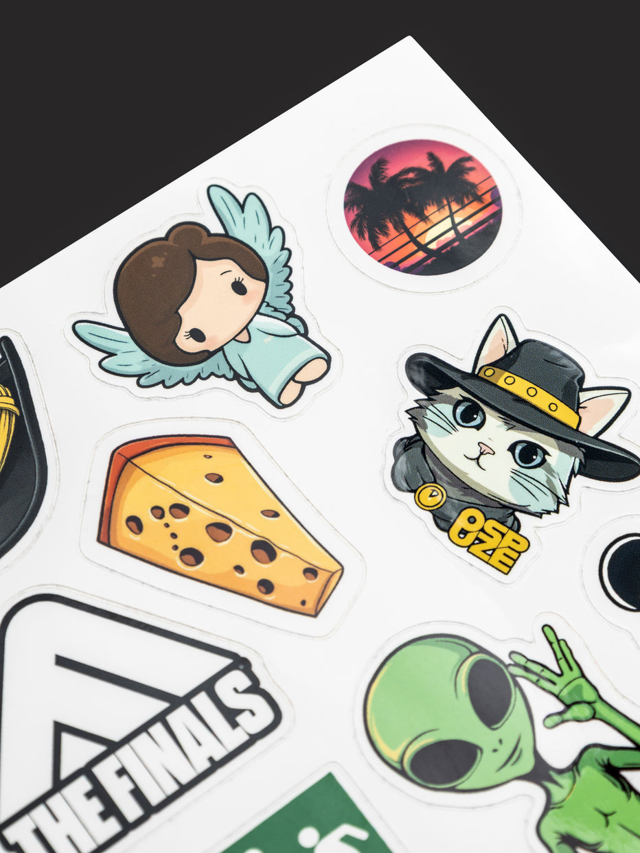 THE FINALS sticker sheet – Embark Studios Shop